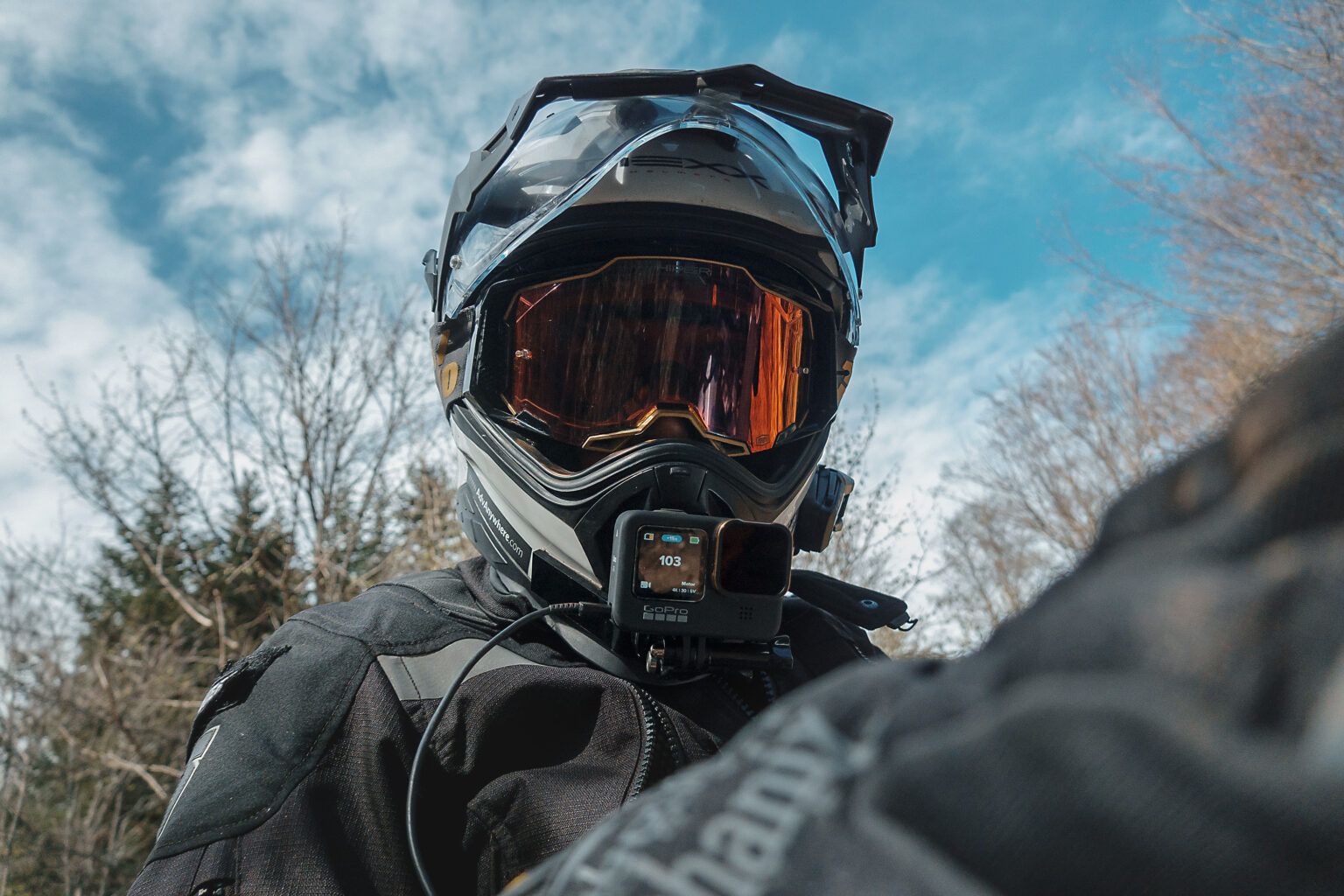 The Best GoPro Mount for a Motorcycle Helmet – AdvAnywhere