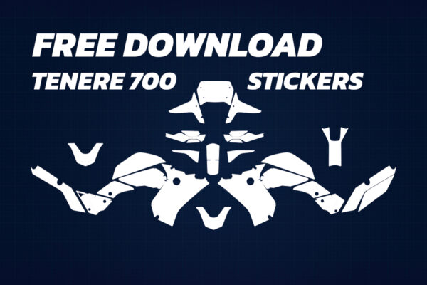 Free Yamaha Tenere 700 Stickers Template – AdvAnywhere